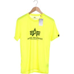 Alpha Industries Herren T-Shirt, neon, Gr. 48