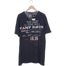 CAMP DAVID Herren T-Shirt, marineblau, Gr. 58