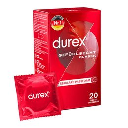 Durex Gefühlsecht, 56 mm, 20 Stück