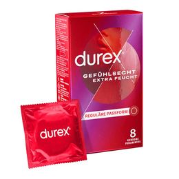 Durex Gefühlsecht - Extra Feucht, 56 mm, 8 Stück