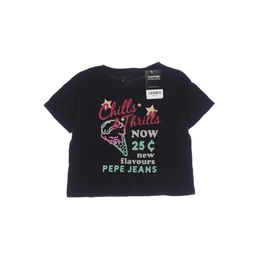 Pepe Jeans Mädchen T-Shirt, schwarz