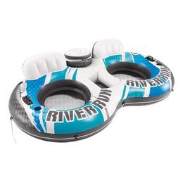 Intex 56827EU - Schwimmring - Blue Rapids River Run 2 (243x157cm) Floater Schwimminsel