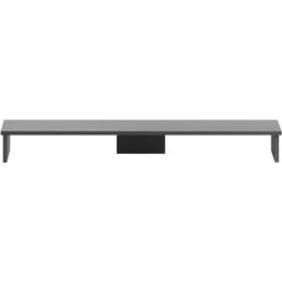 Schildmeyer Schreibtischaufsatz Smash, Breite 110 cm, Platz für 2 Bildschirme, grau