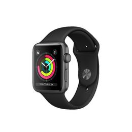 Apple Watch (Series 4) 2018 GPS + Cellular 40 mm - Aluminium Space Grau - Sportarmband Schwarz