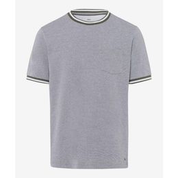 Brax Herren Shirt Style TODD, pale olive, Gr. 4XL