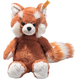 Steiff Soft Cuddly Friends Kuscheltier "Benji Roter Panda", 28 cm, orange