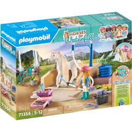 Playmobil® Horses of Waterfall - Isabella & Lioness mit Waschplatz 71354, MEHRFARBIG