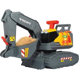 DICKIE TOYS Volvo Spielzeugbagger "Weight Lift Excavator", Licht und Sound, gelb