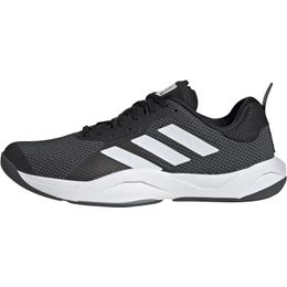 Adidas Hallenschuhe "Rapidmove TR ", atmungsaktiv, rutschfest, für Herren, schwarz, 45 1/3