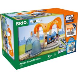 Brio® World Smart Tech Sound Bahnhof mit Action-Tunnel