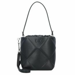 Calvin Klein Quilt Mini Bag Schultertasche 18 cm black