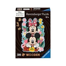 Ravensburger Wooden Puzzle Disney Mickey & Minnie 300 Teile