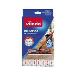 Vileda ULTRAMAX 2in1 Ersatz-Wischbezug für Ultramax 2in1 Flachwischer Geeignet für: Hartböden im Haus Kompatibel: ULTRAMAX 2in1 Flachwischer Verwendung: Ersatz-Wischbezug Material: Microfaser 85% Polyester, 15% Polyamid