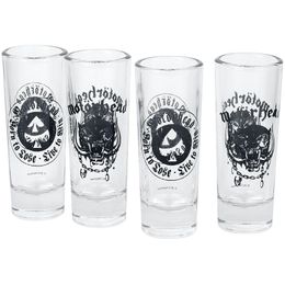 Motörhead Motörhead Motörhead Logo Schnapsglas-Set klar