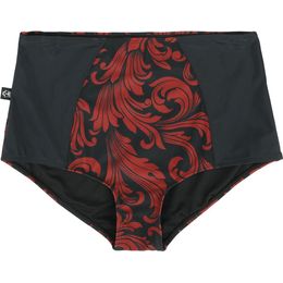 Black Premium by EMP High Waist Bikini Slip With Ornaments Bikini-Unterteil schwarz in L