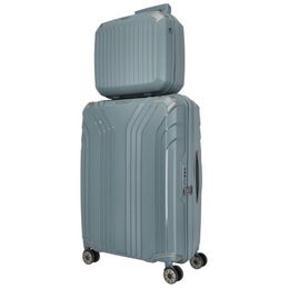 Travelite Beautycase Beautycase ELVAA, mit Aufsteckfunktion, blau|grau