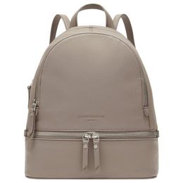 Liebeskind Berlin Cityrucksack Alita, kleiner Rucksack, Citytasche, zertifiziert nach Leather Working Group, beige