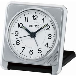 Seiko Reisewecker QHT015S Wecker, Piepalarm, grau