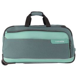 Travelite Reisetasche VIIA, Duffle Bag Sporttasche mit Trolleyfunktion, grün