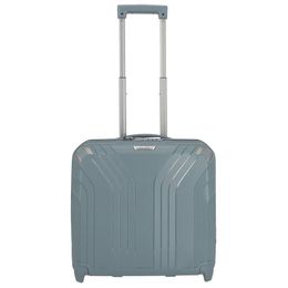 Travelite Business-Trolley ELVAA, 4 Rollen, Koffer, Reisegepäck, blau|grau