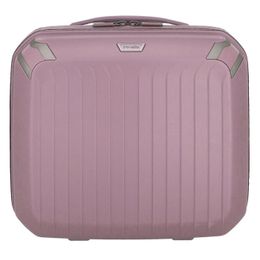 Travelite Beautycase Beautycase ELVAA, Kosmetikkoffer Trolley-Aufsteckfunktion, passend dazu Koffer ELVAA, rosa