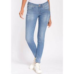 Gang Skinny-fit-Jeans 94FAYE CROPPED mit hoher Elastizität und ultimativem Komfort, blau