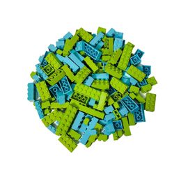 Lego® Steine Hochsteine Limette & Azur - Teile 200x