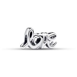 Pandora Charm-Einhänger Handwritten Love Charm aus Sterlingsilber von Pandora Moments