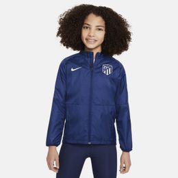 Atlético Madrid Repel Academy AWF Nike Fußballjacke für ältere Kinder - Blau