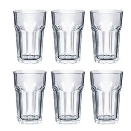 KS-Direkt Longdrinkglas Wassergläser 430ml Trinkglas Gläser-Set Saftgläser Saftgläser Zeitlos