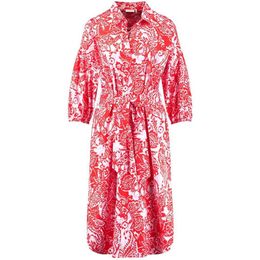 Gerry Weber A-Linien-Kleid Modisches Blusenkleid mit Taillenband