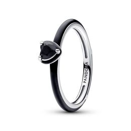 Pandora Silberring Black Chakra Heart Ring aus 925er Silber mit Emaille von Pandora ME