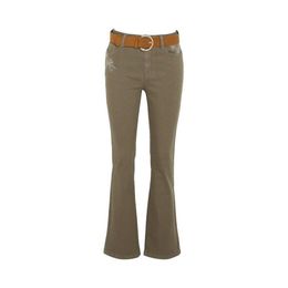 Cassis 5-Pocket-Hose Jeansschlaghose Mit Stickerei