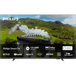 E (A bis G) Philips LED-Fernseher "55PUS7608/12" Fernseher schwarz LED Fernseher