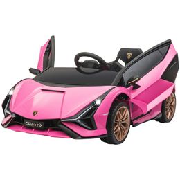 Elektro-Kinderauto Jamara "Ride-on Lamborghini Sián FKP 37" Elektro-Kinderfahrzeuge pink Kinder Elektrofahrzeuge