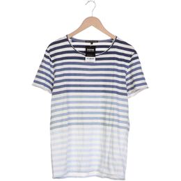 Drykorn Herren T-Shirt, blau, Gr. 48
