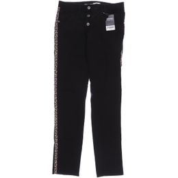 PLEASE Damen Jeans, schwarz, Gr. 0