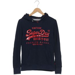 Superdry Damen Kapuzenpullover, marineblau, Gr. 40