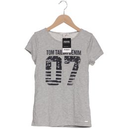 Tom Tailor Denim Damen T-Shirt, grau, Gr. 36