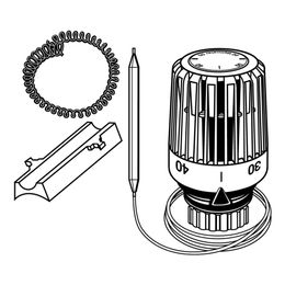 IMI Heimeier Thermostat-Kopf K mit Wärmeleitsockel, 20-50°C 6402-00.500