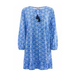 Zwillingsherz Kleid 'Jolina' Damen Gr&ouml;&szlig;e 36/38 blau / hellblau / wei&szlig; Winterkleid