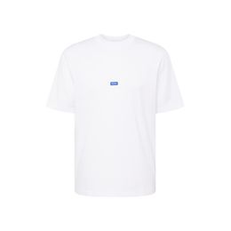 Hugo T-Shirt 'Nieros' Herren Gr&ouml;&szlig;e L blau / wei&szlig;