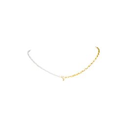Paul Valentine Pearl Necklace 14K Gold Plated
