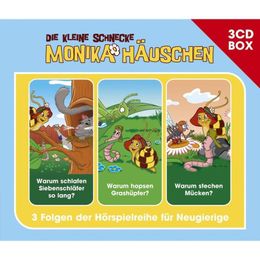KARUSSELL Die kleine Schnecke Monika Häuschen, Hörspielbox,3 Audio-CDs - Kati Naumann (Hörbuch)