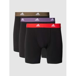 adidas Sportswear Trunks mit elastischem Logo-Bund im 2er-Pack