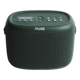 pure Woodland wasserdichter (IP67) Outdoor-Lautsprecher mit Bluetooth und FM/DAB+ Radio Outdoor Radio, Grün