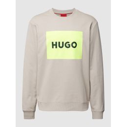 Hugo Sweatshirt mit Label-Print