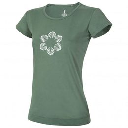 Ocun - Women's Classic T Organic Flower - T-Shirt Gr XS oliv/grün