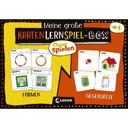 Loewe Verlag Meine große KartenLernSpiel-Box - Formen / Gegensätze