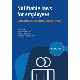 HAUFE-LEXWARE Notifiable laws for employees - Aushangpflichtige Gesetze, English Version, Kartoniert (TB)